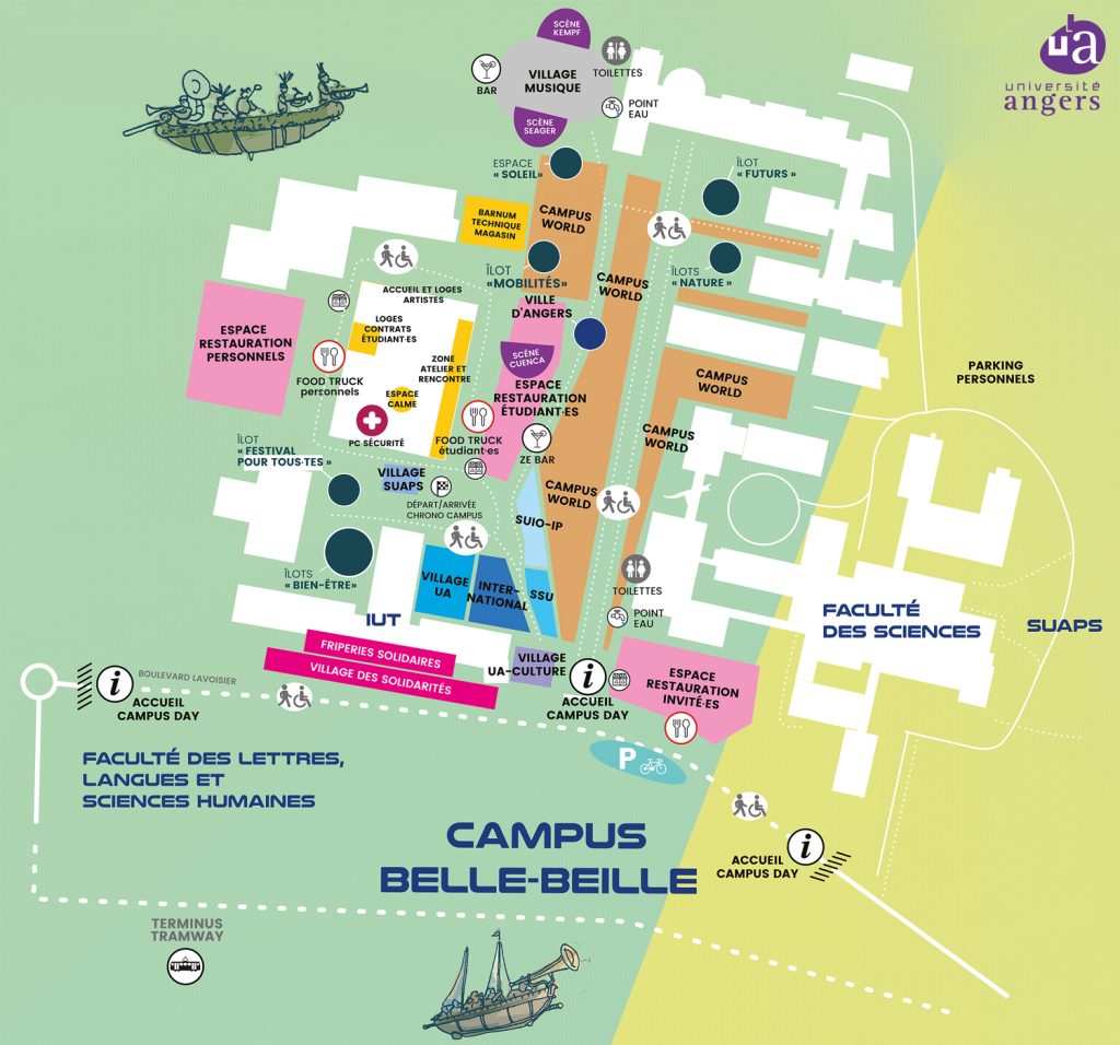 Plan et accessibilité – Campus Day